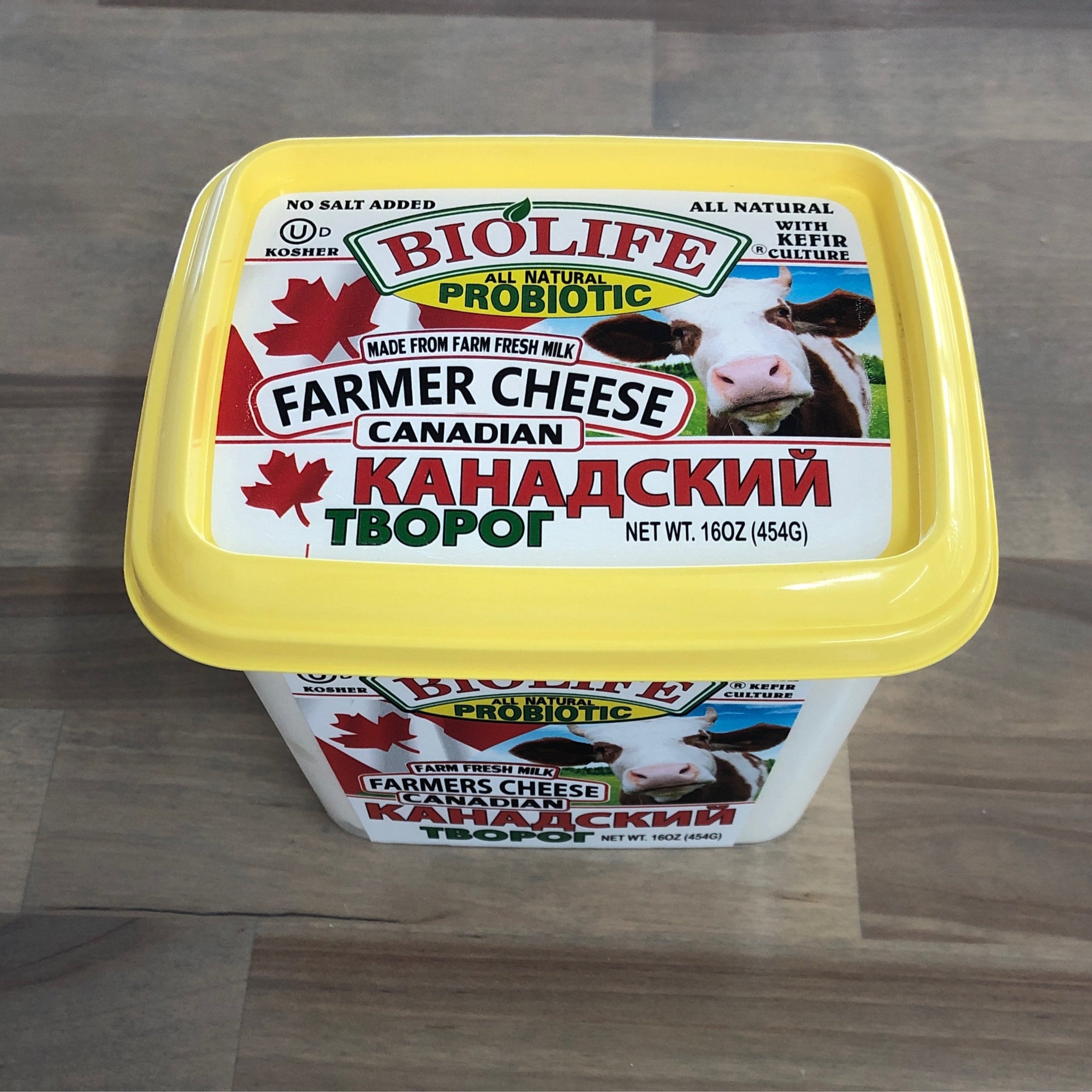Biolife - Canadian Farmer Cheese 450g. | European Foods